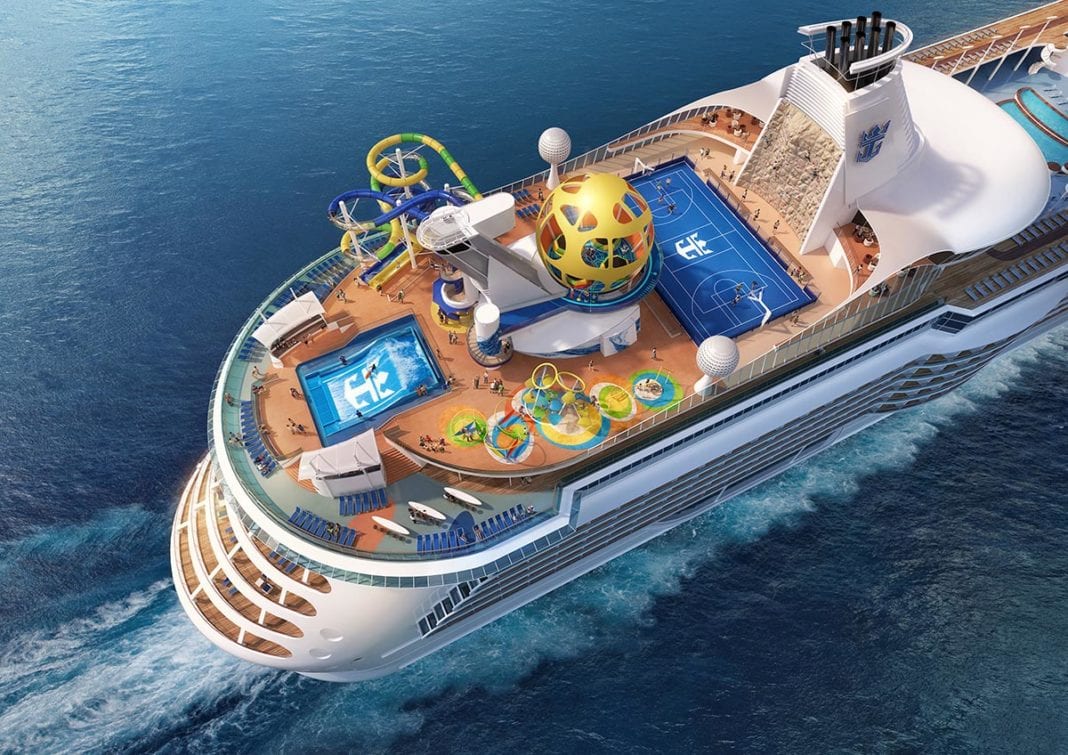 Video of Royal Caribbean Cruise Ship's New Sports Deck