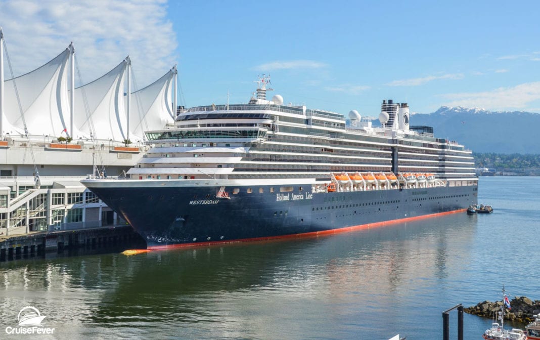Holland America Line Cruise Ships by Age: Newest to Oldest