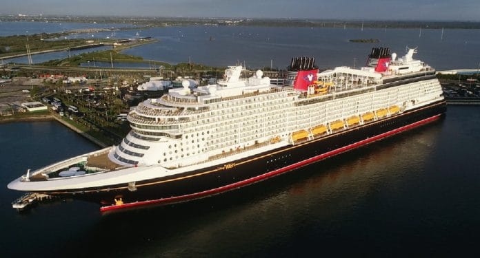 Disney Cruise Line's Newest Ship Arrives in Florida