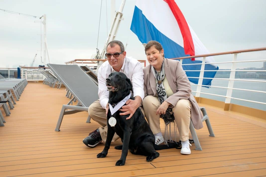 Service Dog Reaches Cruise Line's Highest Status After 700 Days on Cruises