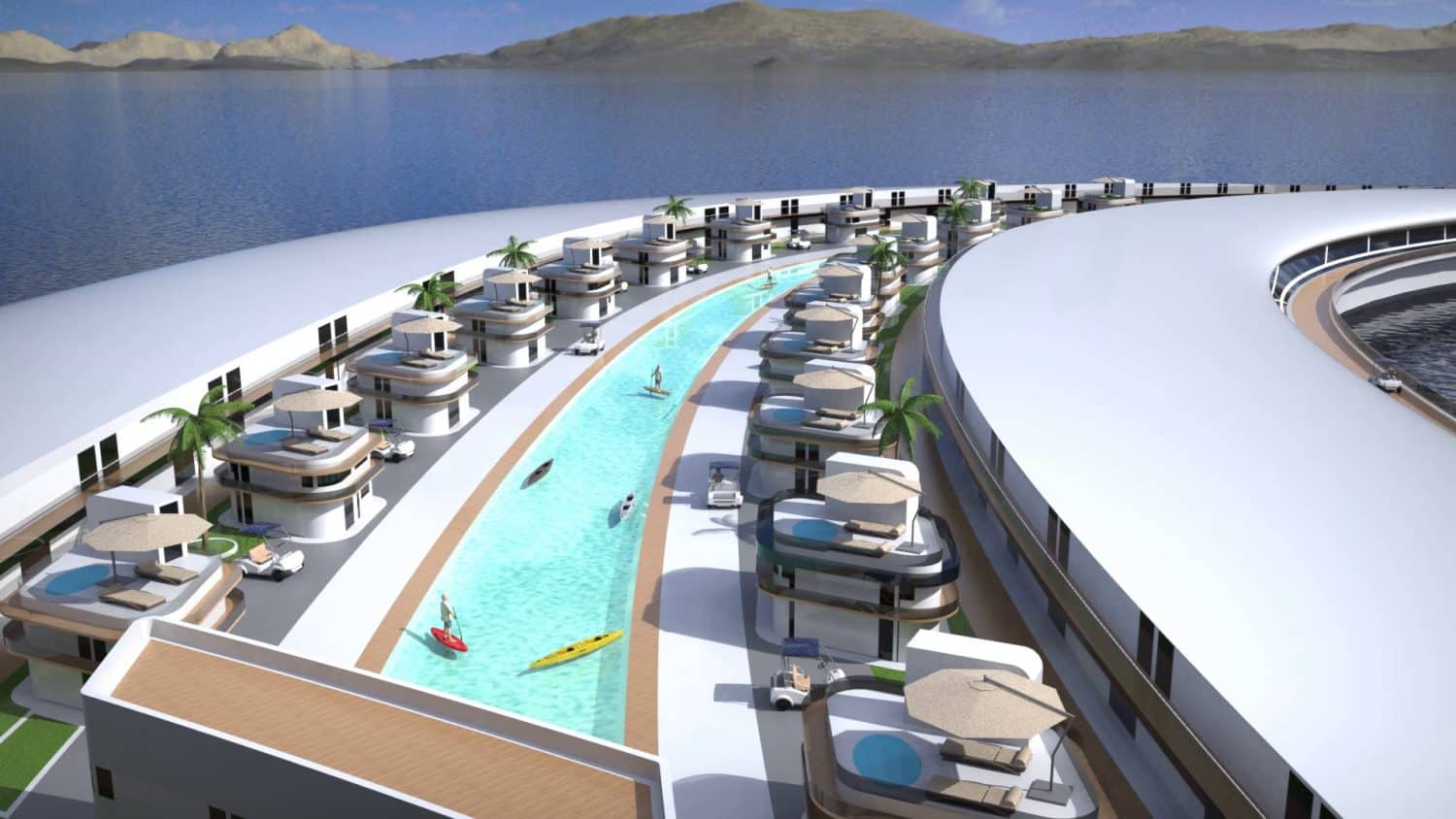 Concept for a 60,000 Passenger Cruise Ship Is Shaped Like a Turtle