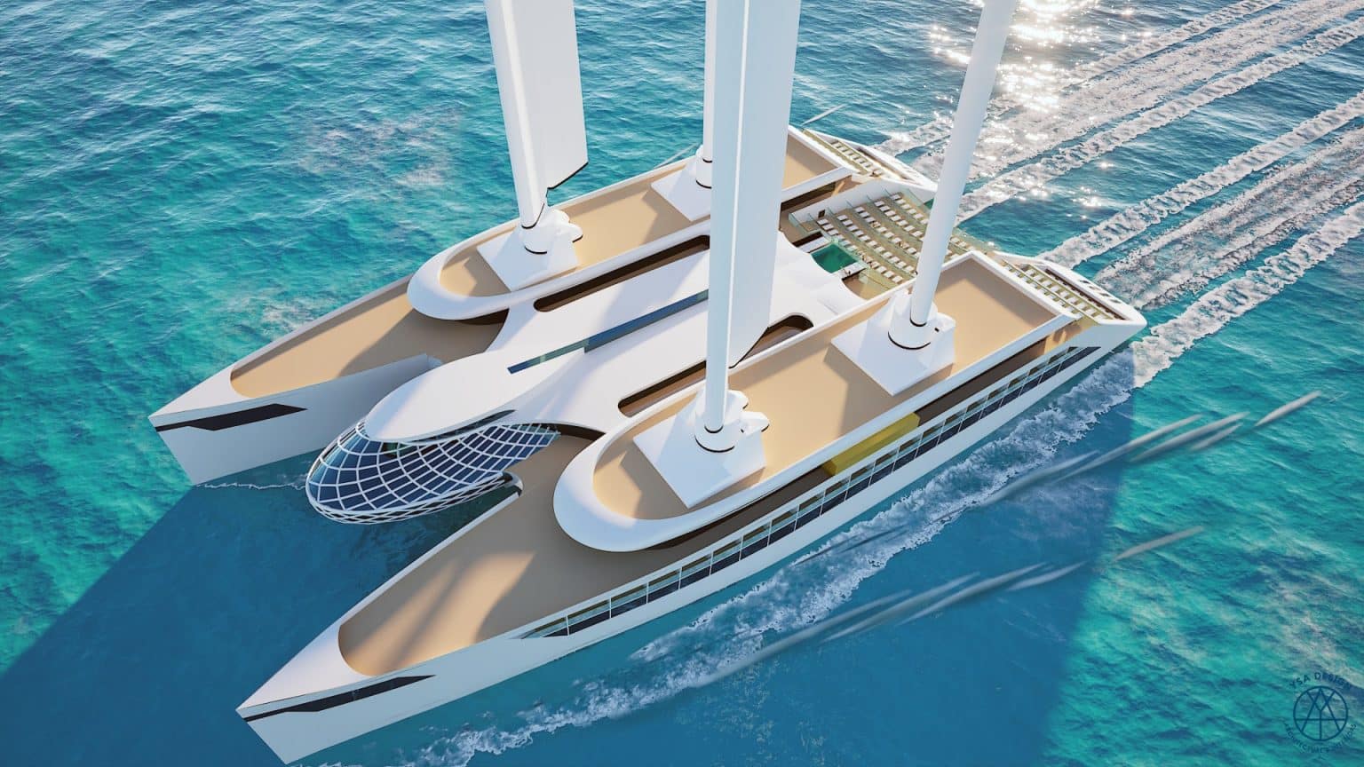 New 100 Cabin Cruise Ship Prototype Is Powered by Wind - Luxury Cruising