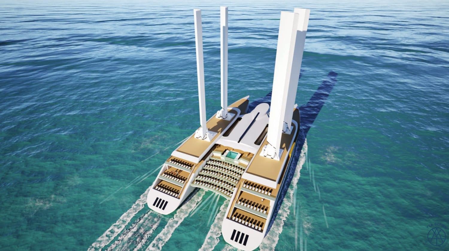 New 100 Cabin Cruise Ship Prototype Is Powered by Wind
