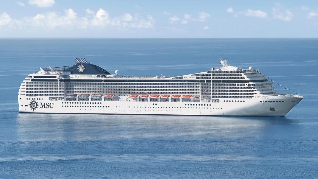 MSC Cruise Ship Rescues Eight Men from North Africa Stranded in Boat