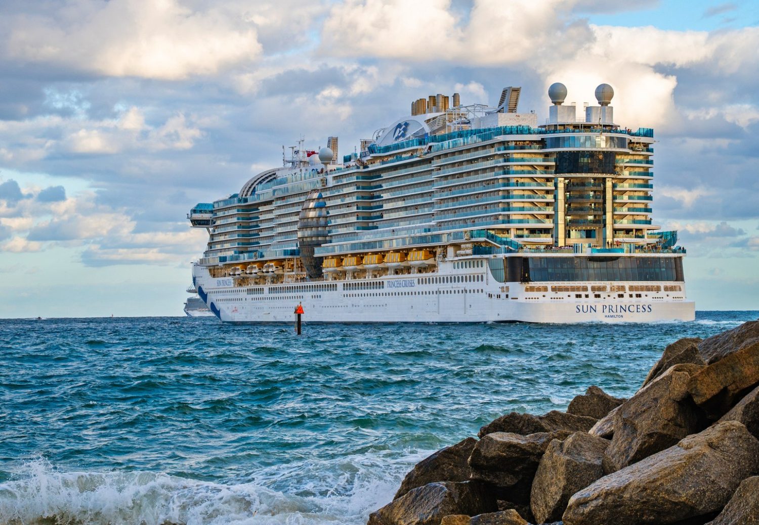 Crew Member Goes Overboard from Princess Cruise Ship, Search Underway