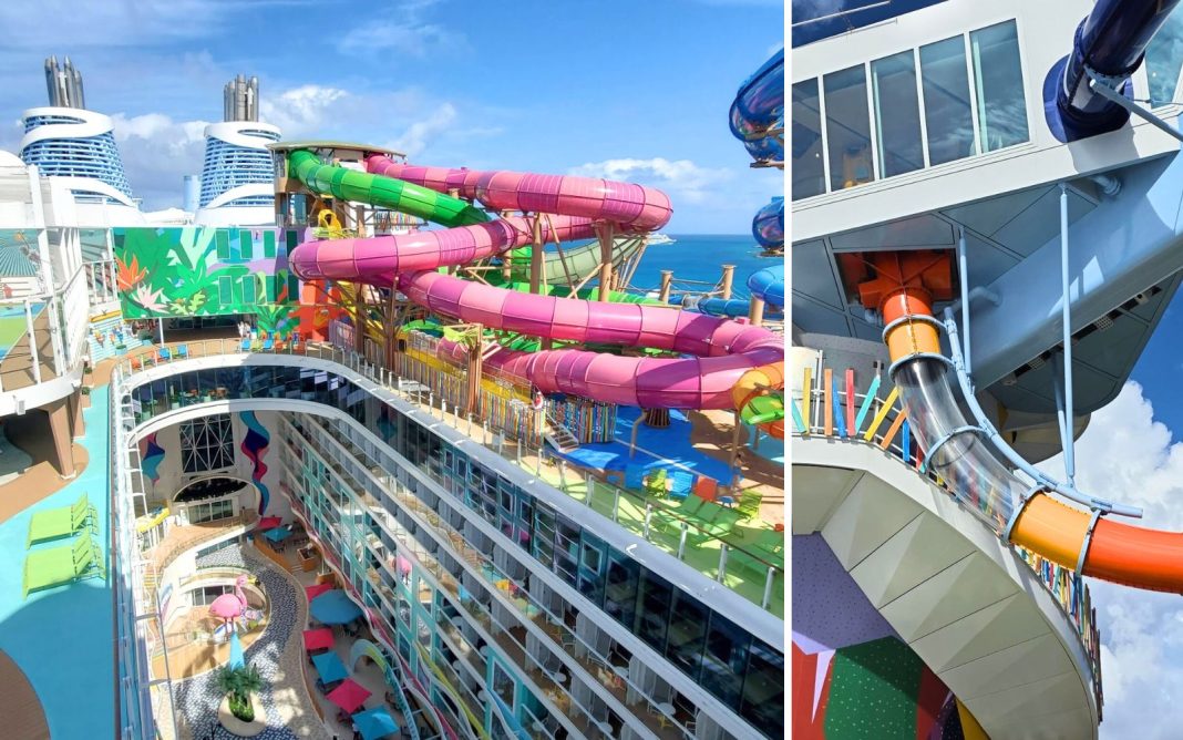 Waterslide Closed After Portion Shatters on Icon of the Seas, Injuring ...